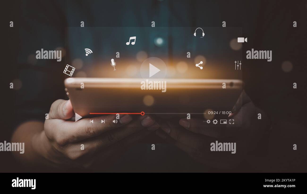 Cyberspace social network internet online digital technology multimedia ...