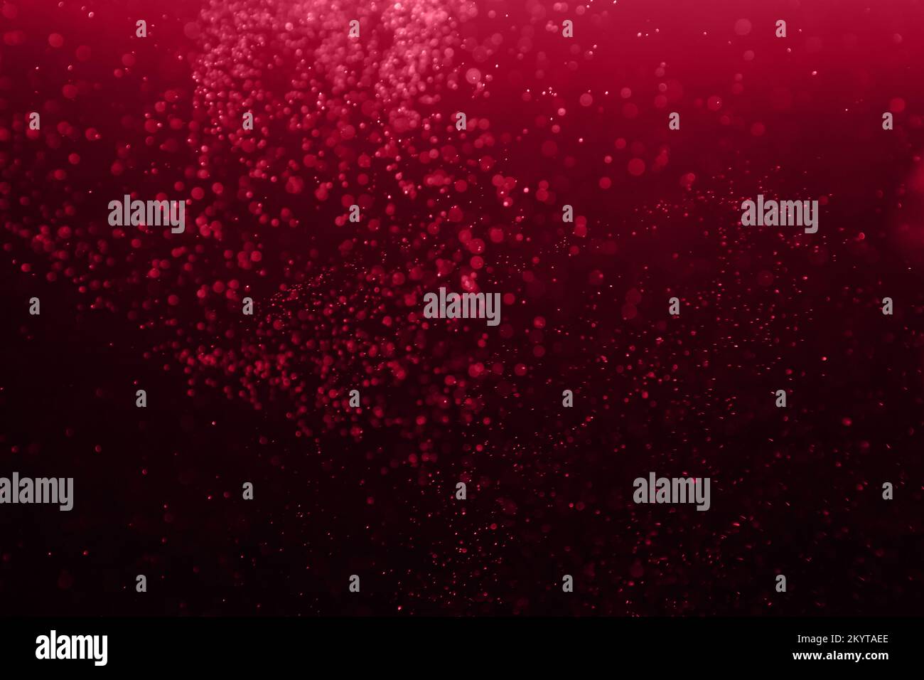 Viva magenta water ripple and water drop. Blank for holiday, Christmas ...