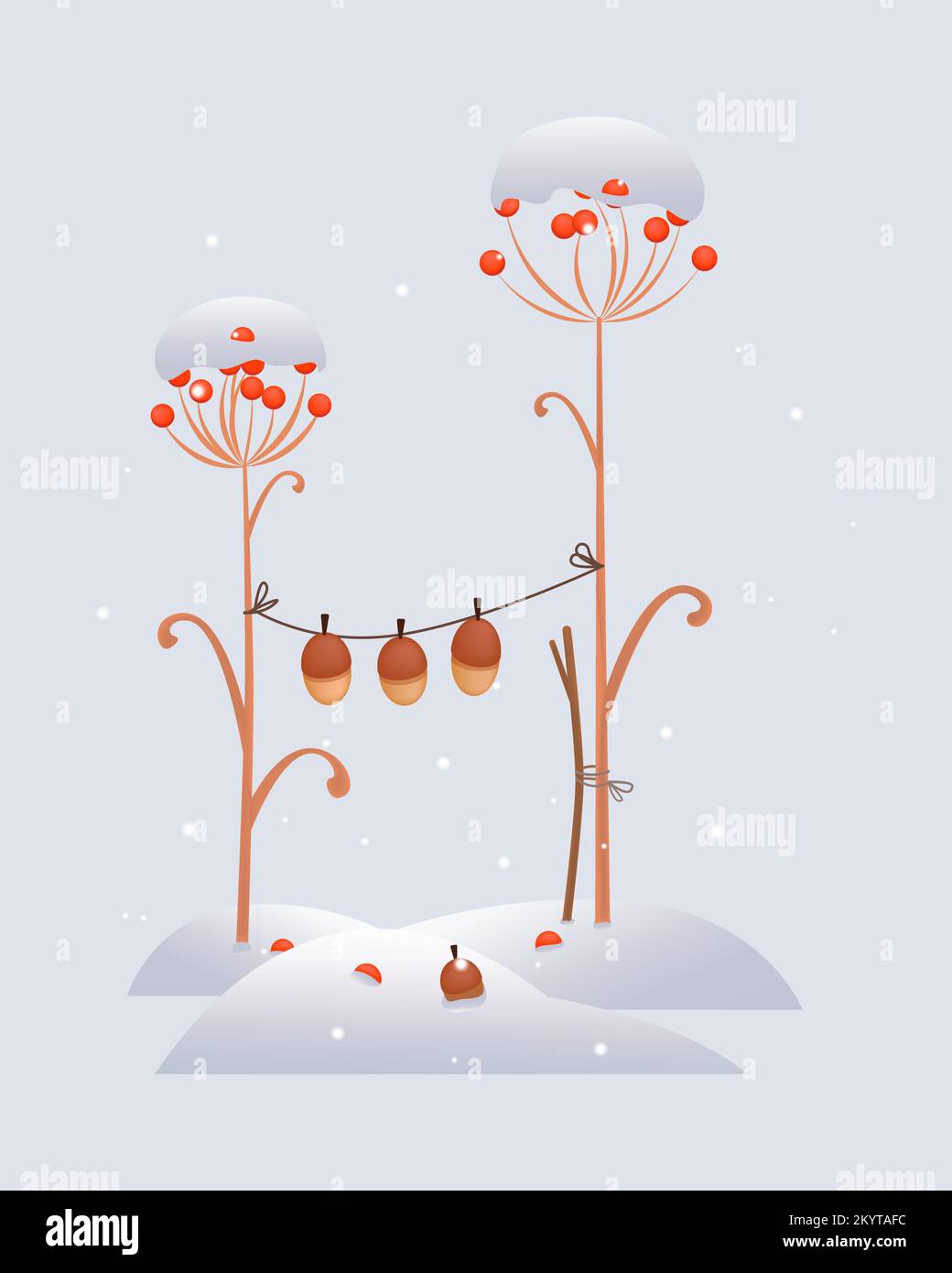 Winter landscape. Snow background. Snowdrifts snowfall. Vector ...