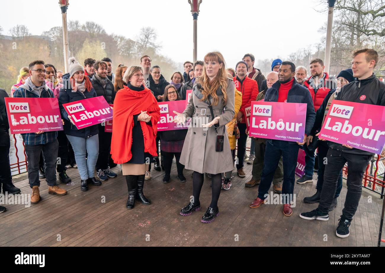 Labour Deputy leader Angela Rayner (right) meeting newly elected Labour ...