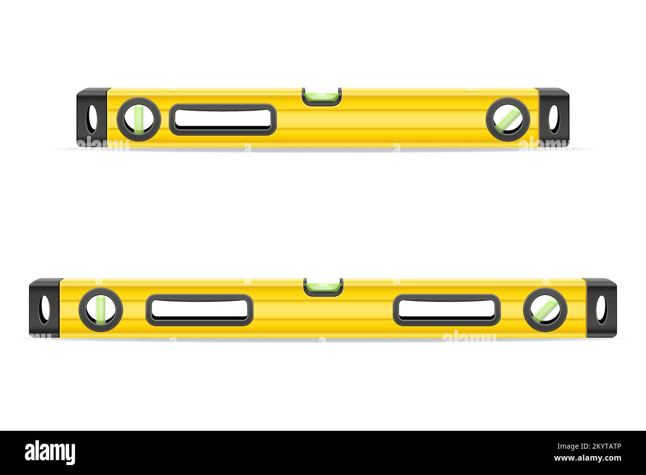 building level measuring device for determining a flat surface vector ...