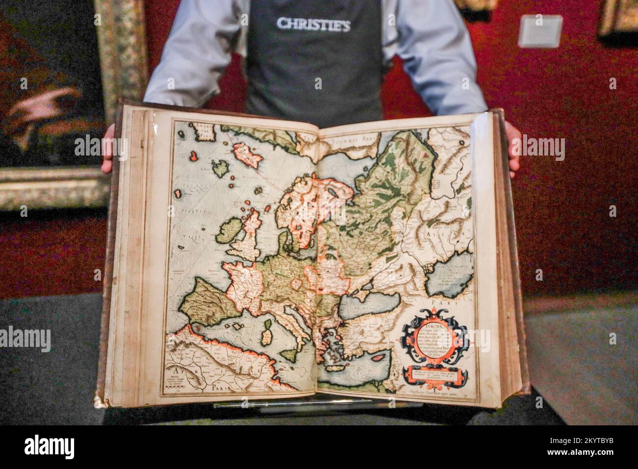 London UK 02 Dec 2022 Gerard Mercator’s Atlas sive cosmographicae ...