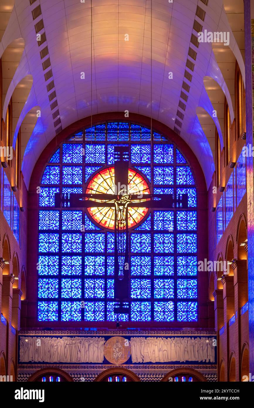 Aparecida, Brazil - March 13, 2022: Basilica of Our Lady of Aparecida ...