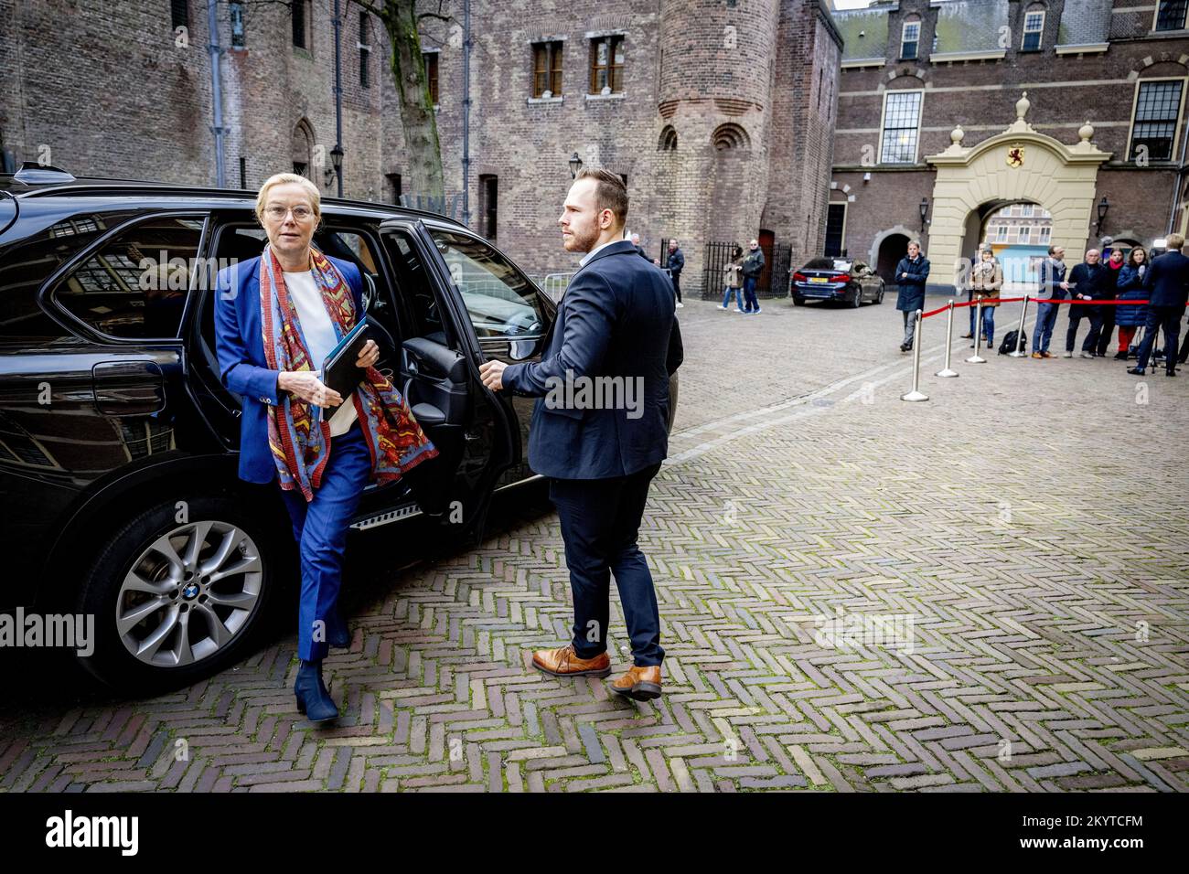 THE HAGUE - Minister Sigrid Kaag of Finance at the Binnenhof prior to ...