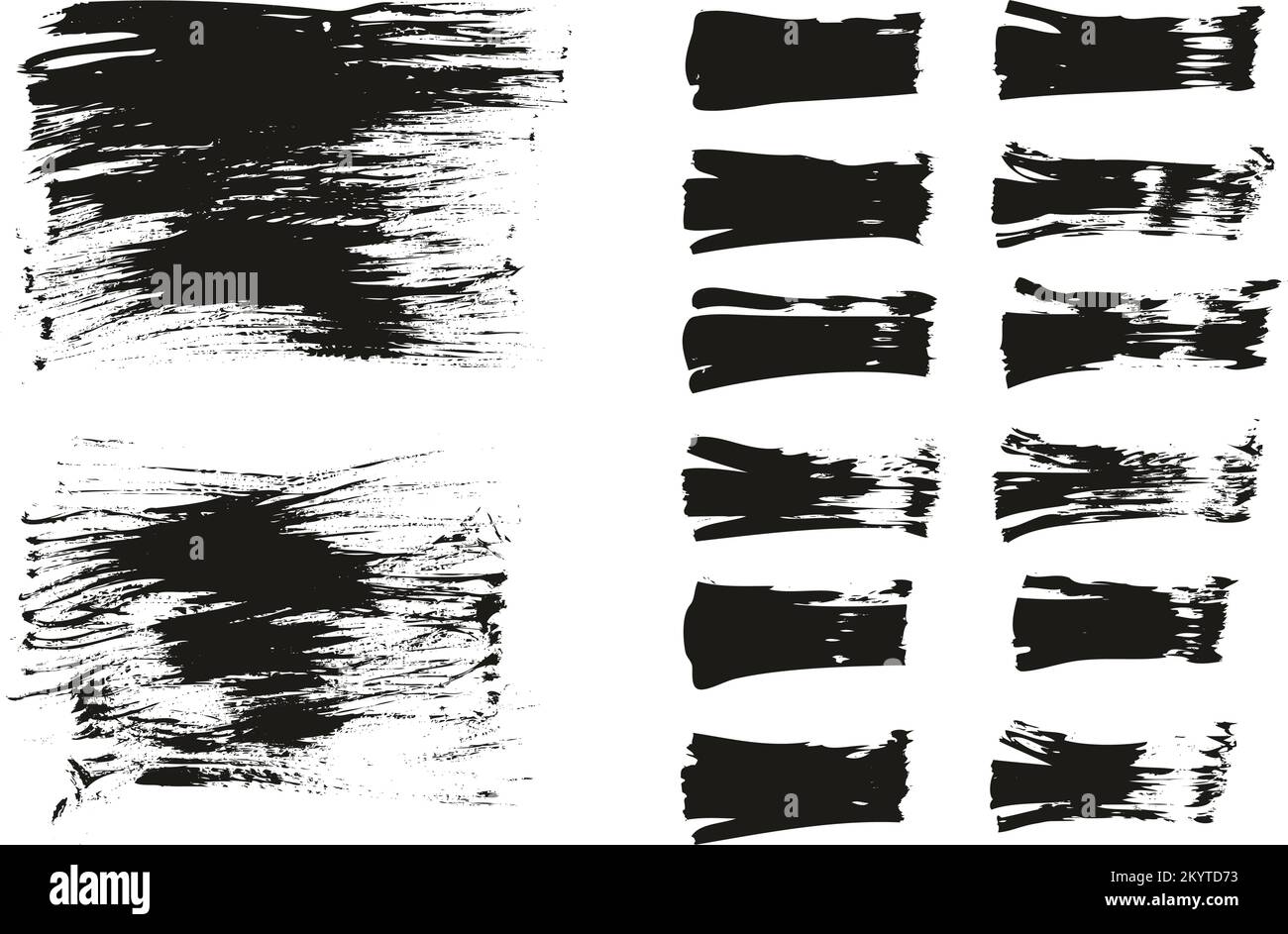 Flat Fan Brush Thin Long Background & Straight Lines Mix High Detail ...