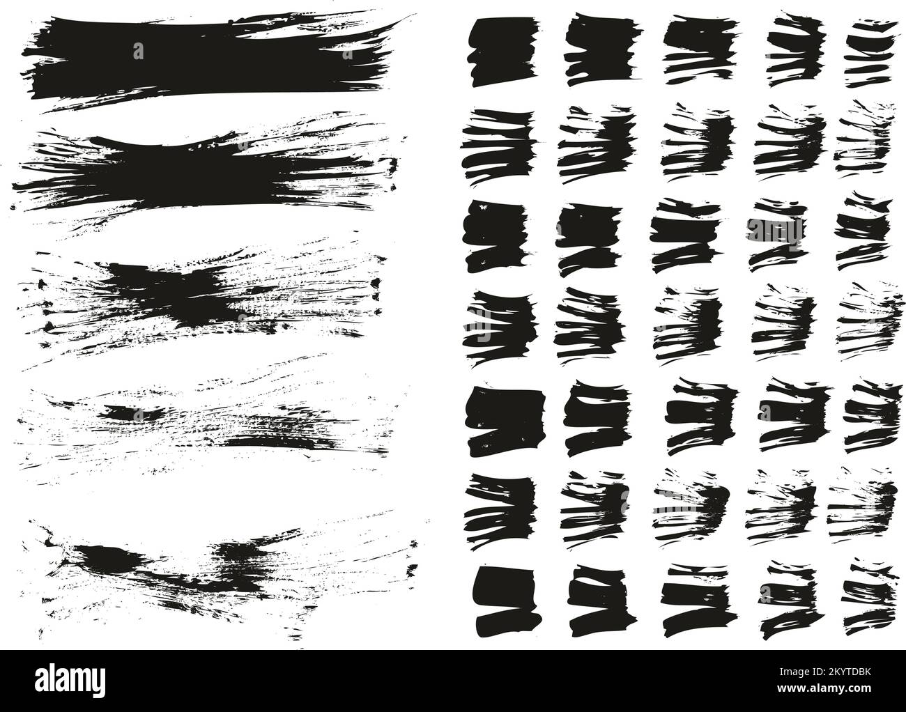 Flat Fan Brush Thin Long Background & Straight Lines Mix High Detail ...