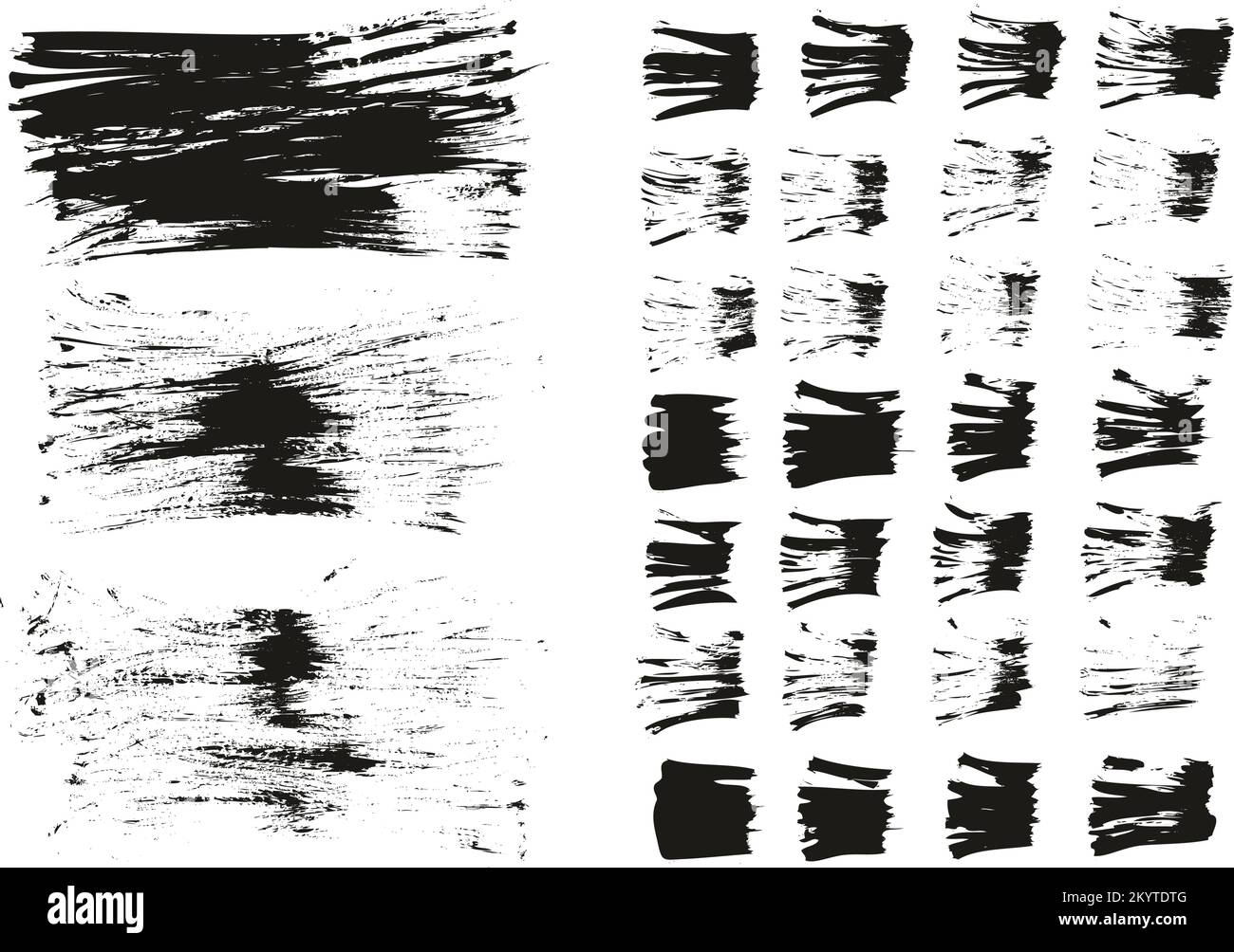 Flat Fan Brush Thin Long Background & Straight Lines Mix High Detail ...