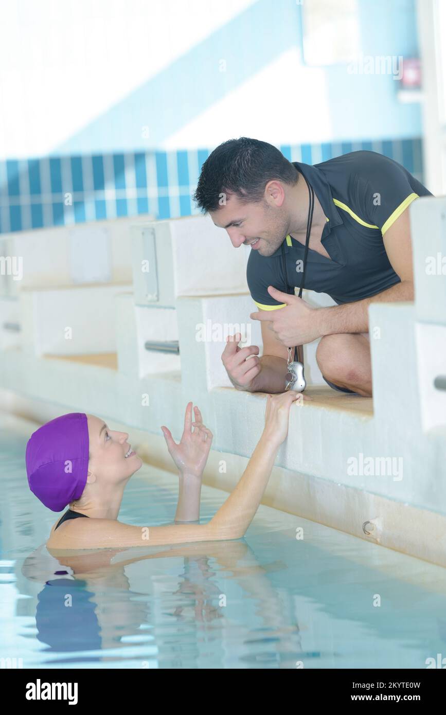 Sport coach feedback hi-res stock photography and images - Alamy