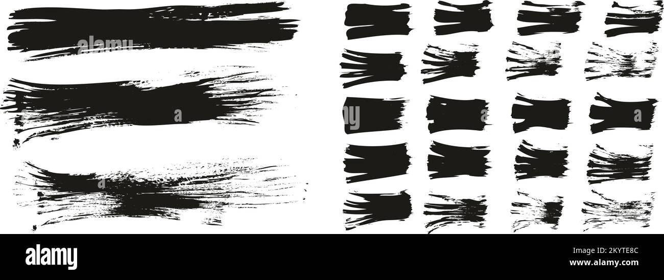 Flat Fan Brush Thin Long Background & Straight Lines Mix High Detail ...