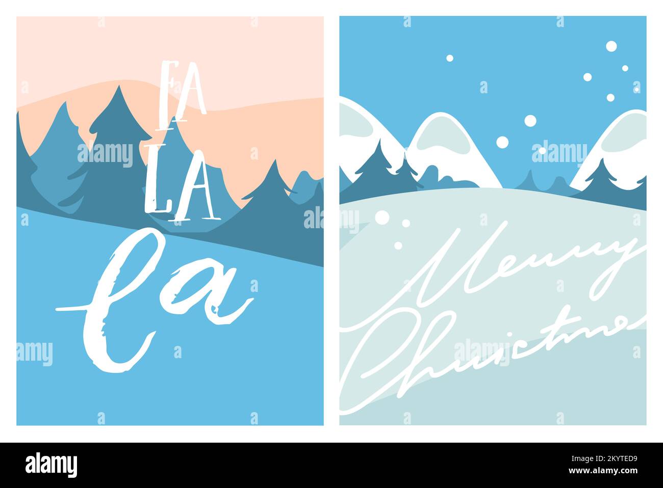 Hand drawn vector abstract graphic Merry Christmas and Happy new year ...