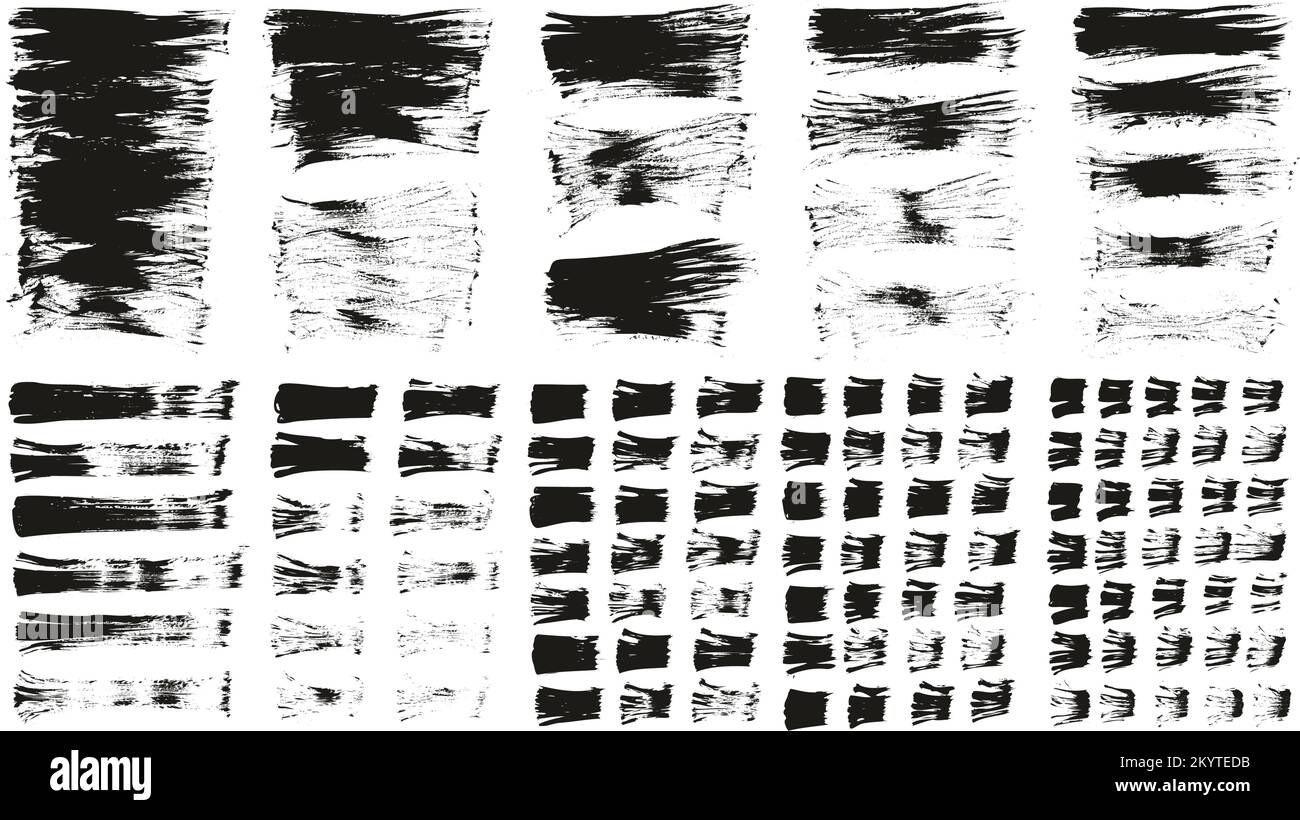 Flat Fan Brush Thin Long Background & Straight Lines Mix High Detail ...