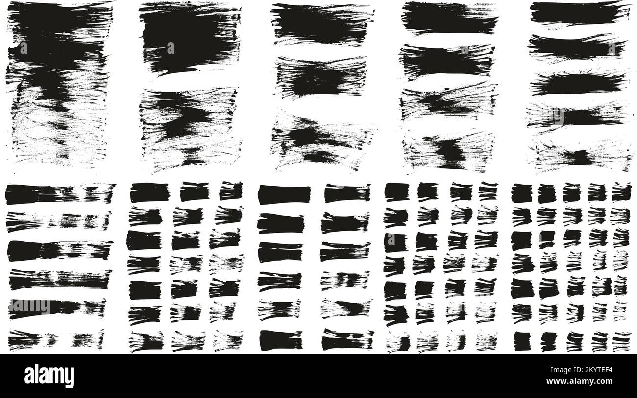 Flat Fan Brush Thin Long Background & Straight Lines Mix High Detail ...