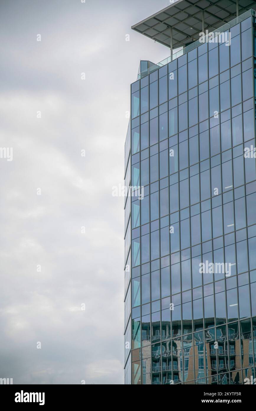 Glass building views from Butler Metro Park- Austin, Texas. Building ...