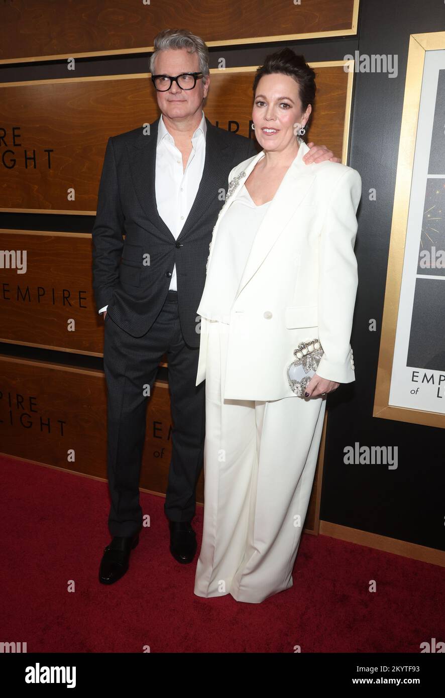 Beverly Hills, Ca. 1st Dec, 2022. Colin Firth, Olivia Colman at the Los ...