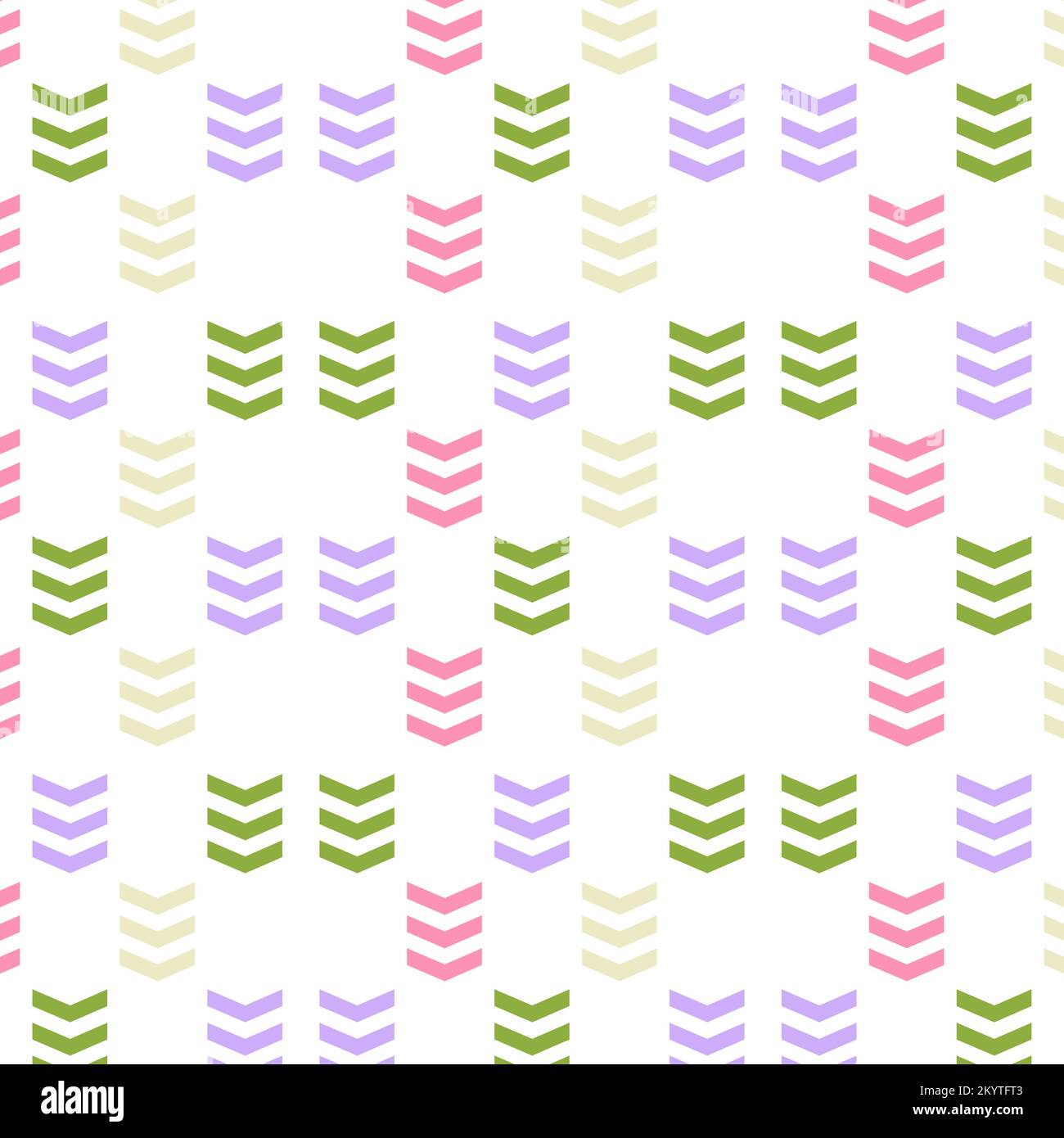 Boho Style Colorful Geometric Arrow Pattern. Bohemian Aztec Arrows ...