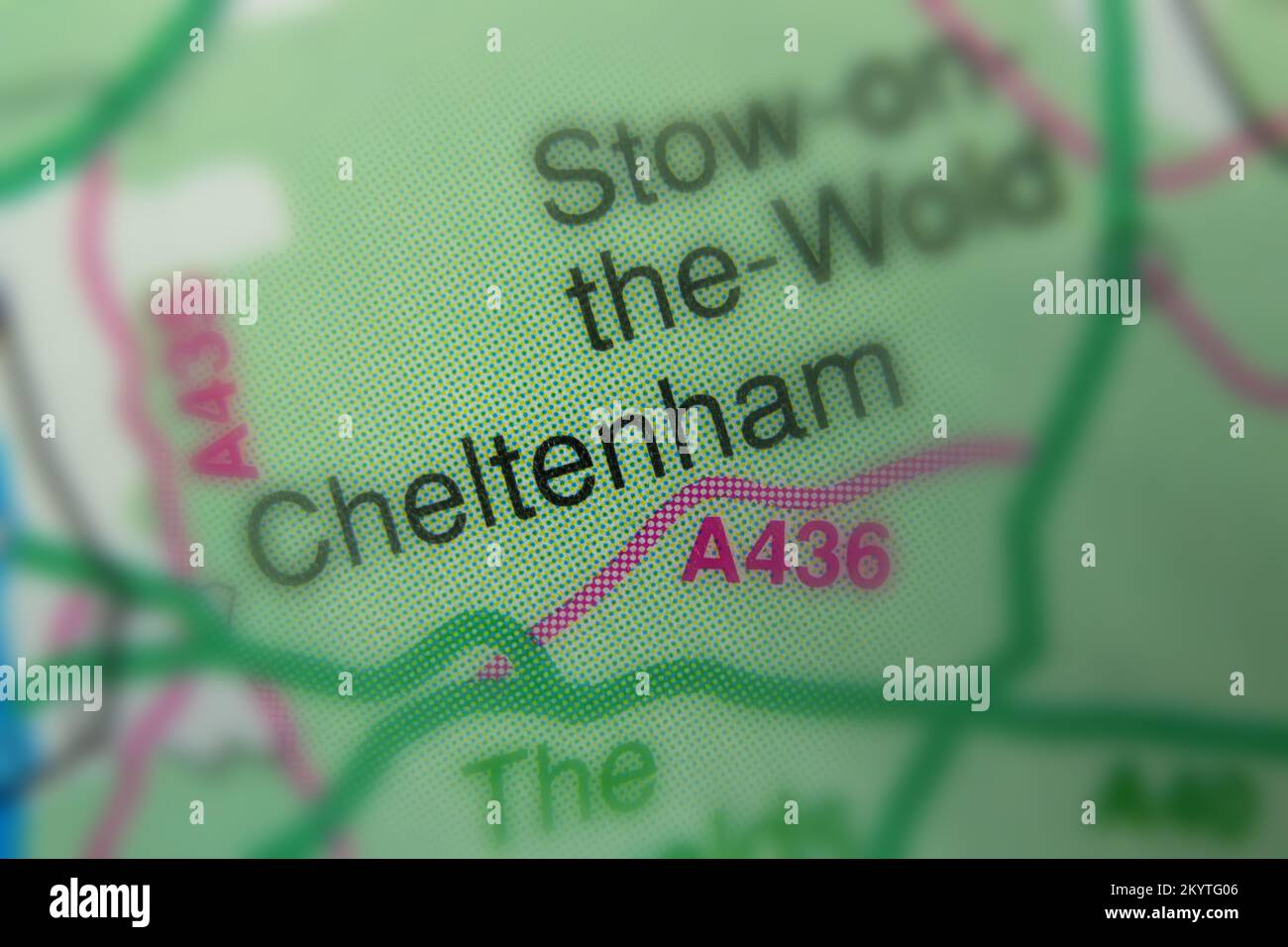 Map of cheltenham hi-res stock photography and images - Alamy