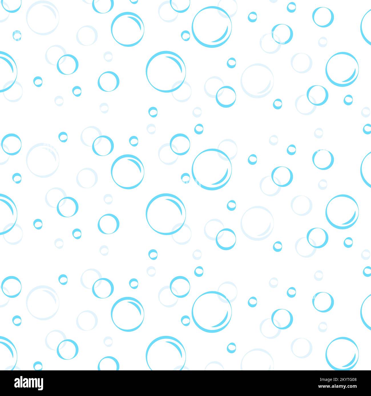 Sky Blue Water Bubble Background In Sky Blue Color. Dynamic Aqua Fizzy ...