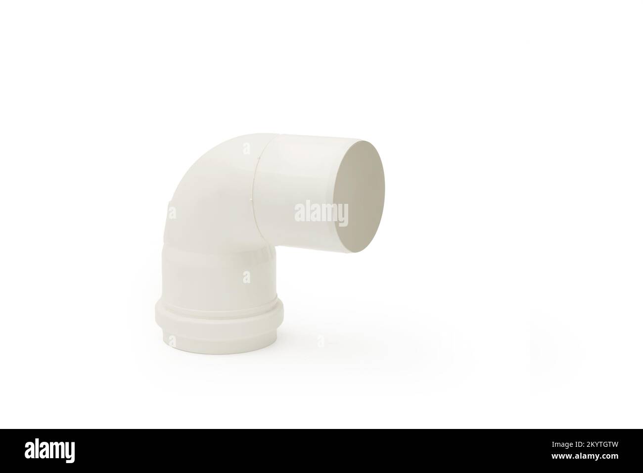 PVC curve on a white background with copy space Stock Photo - Alamy