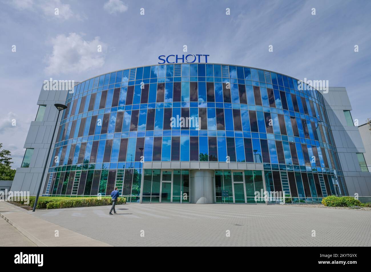 Schott AG, Hattenbergstraße, Mainz, Rheinland-Pfalz, Deutschland Stock ...