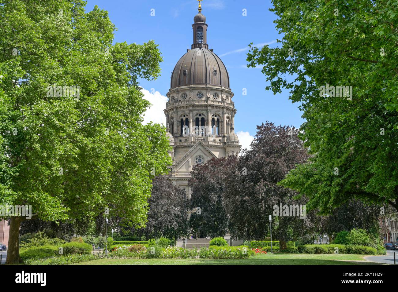 Christuskirche, Kaiserstraße, Neustadt, Mainz, Rheinland-Pfalz ...