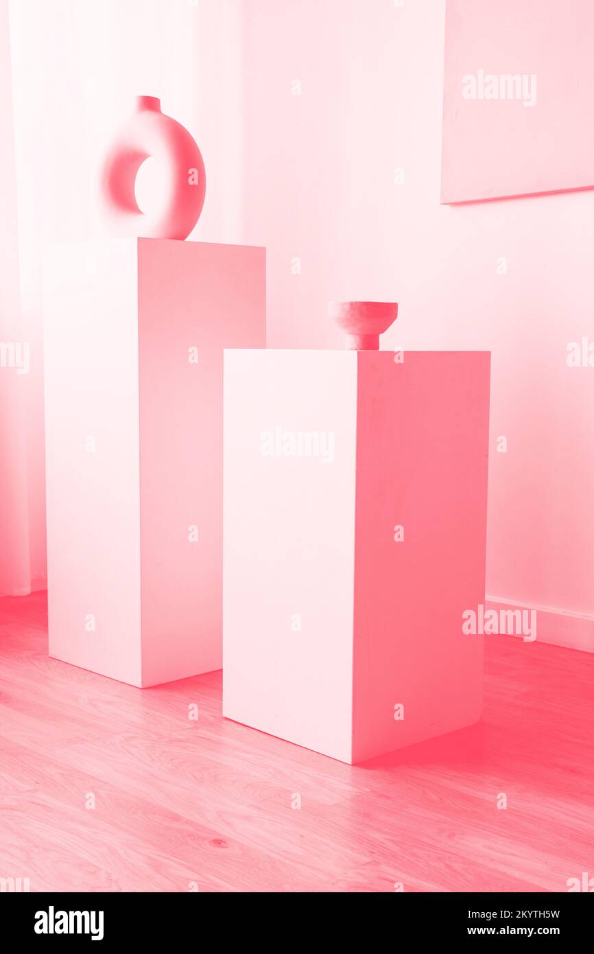 Viva Magenta, color of the year 2023.Stylish home decor in trendy ...