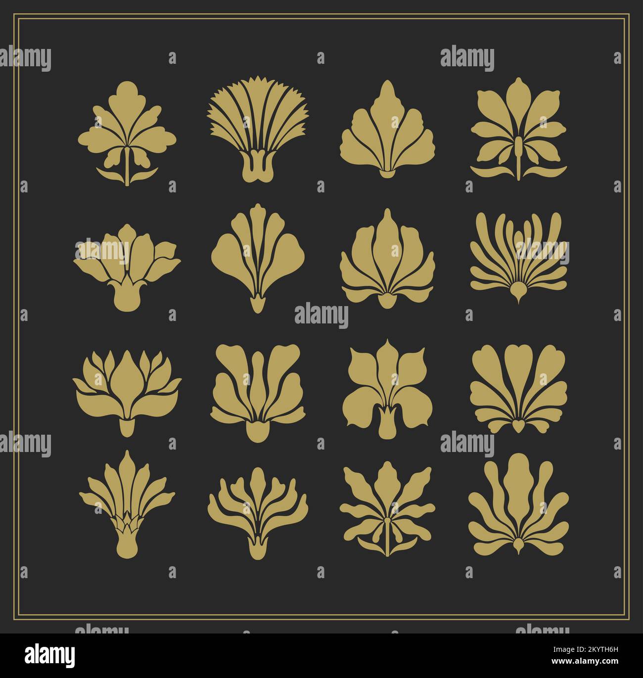 Art nouveau boarder Stock Vector Images - Alamy