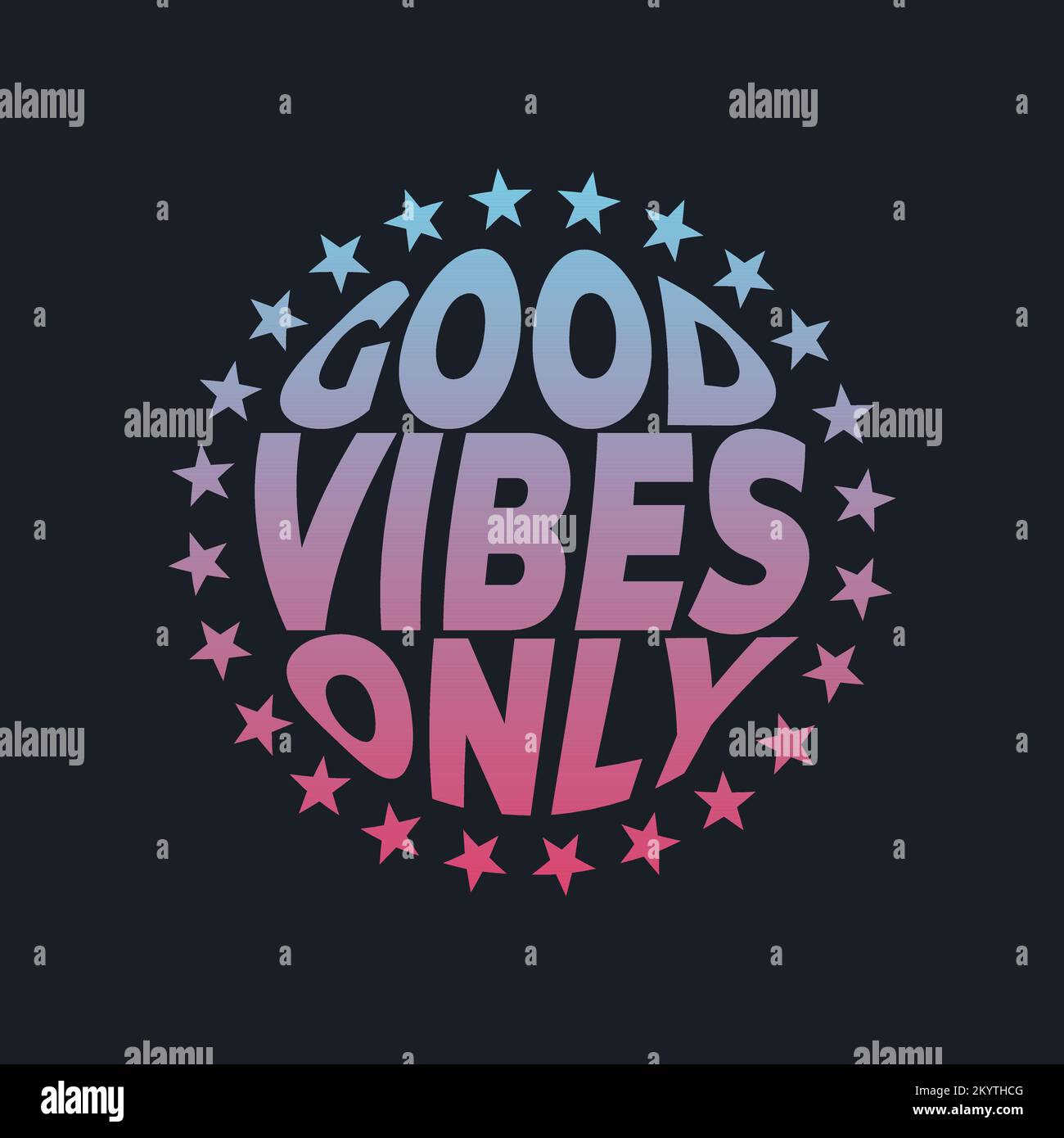 Good vibes logo hi-res stock photography and images - Alamy