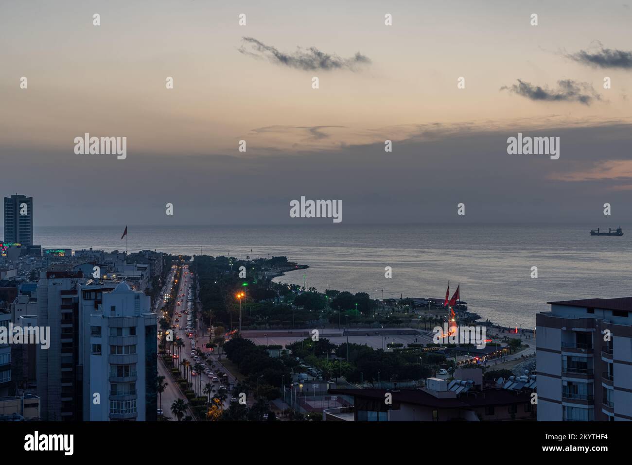 Port city on the mediterranean coast hi-res stock photography and ...