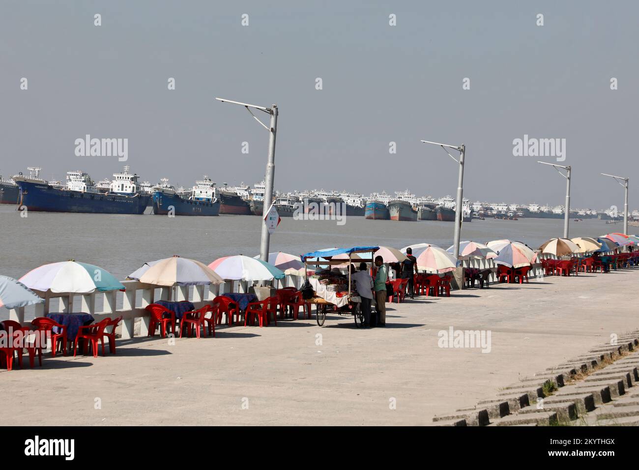 Chattogram, Bangladesh - November 25, 2022: The Bird's-eye view of ...
