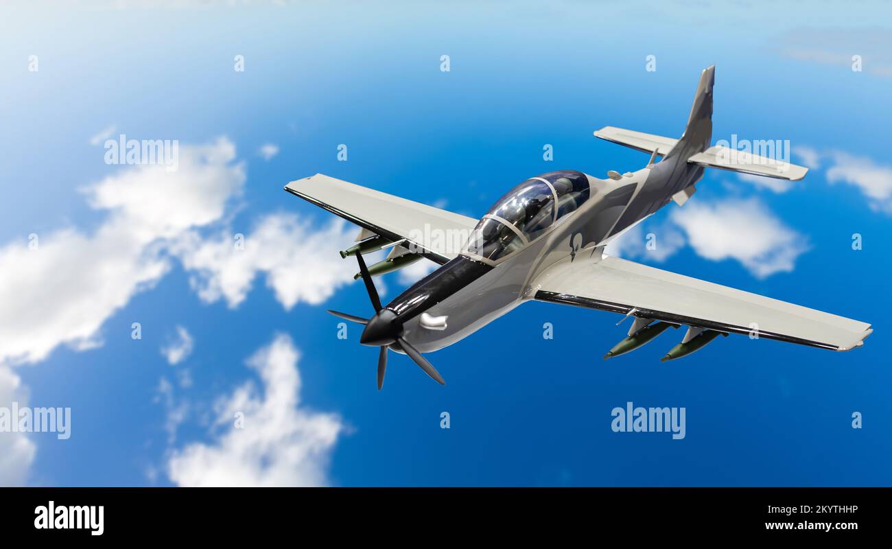 Pilot flies aerobatic propeller plane hi-res stock photography and ...