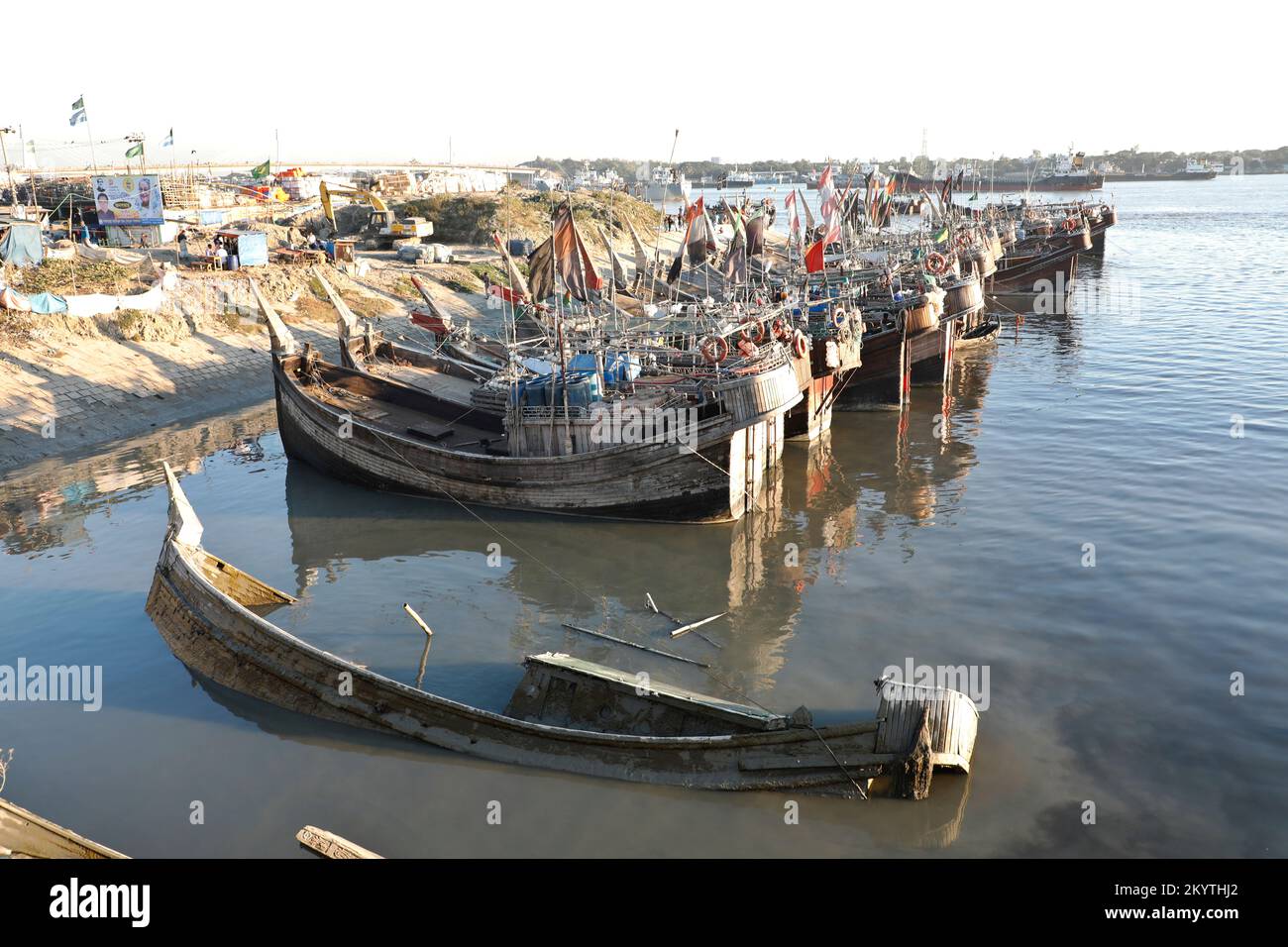 Chattogram, Bangladesh - November 25, 2022: The Bird's-eye view of ...