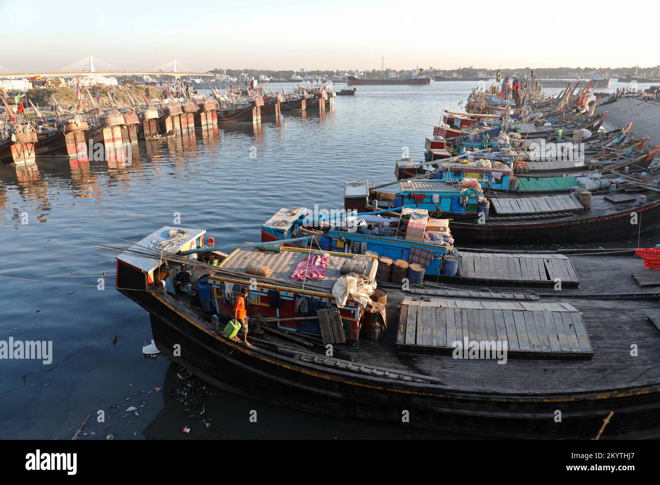 Chattogram, Bangladesh - November 25, 2022: The Bird's-eye view of ...