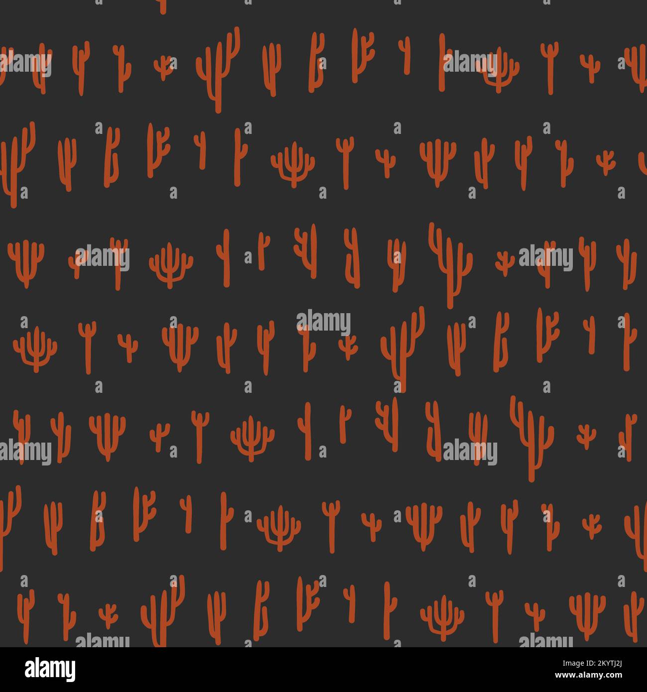 Hand drawn abstract vector graphic clipart illustration boho cactus ...