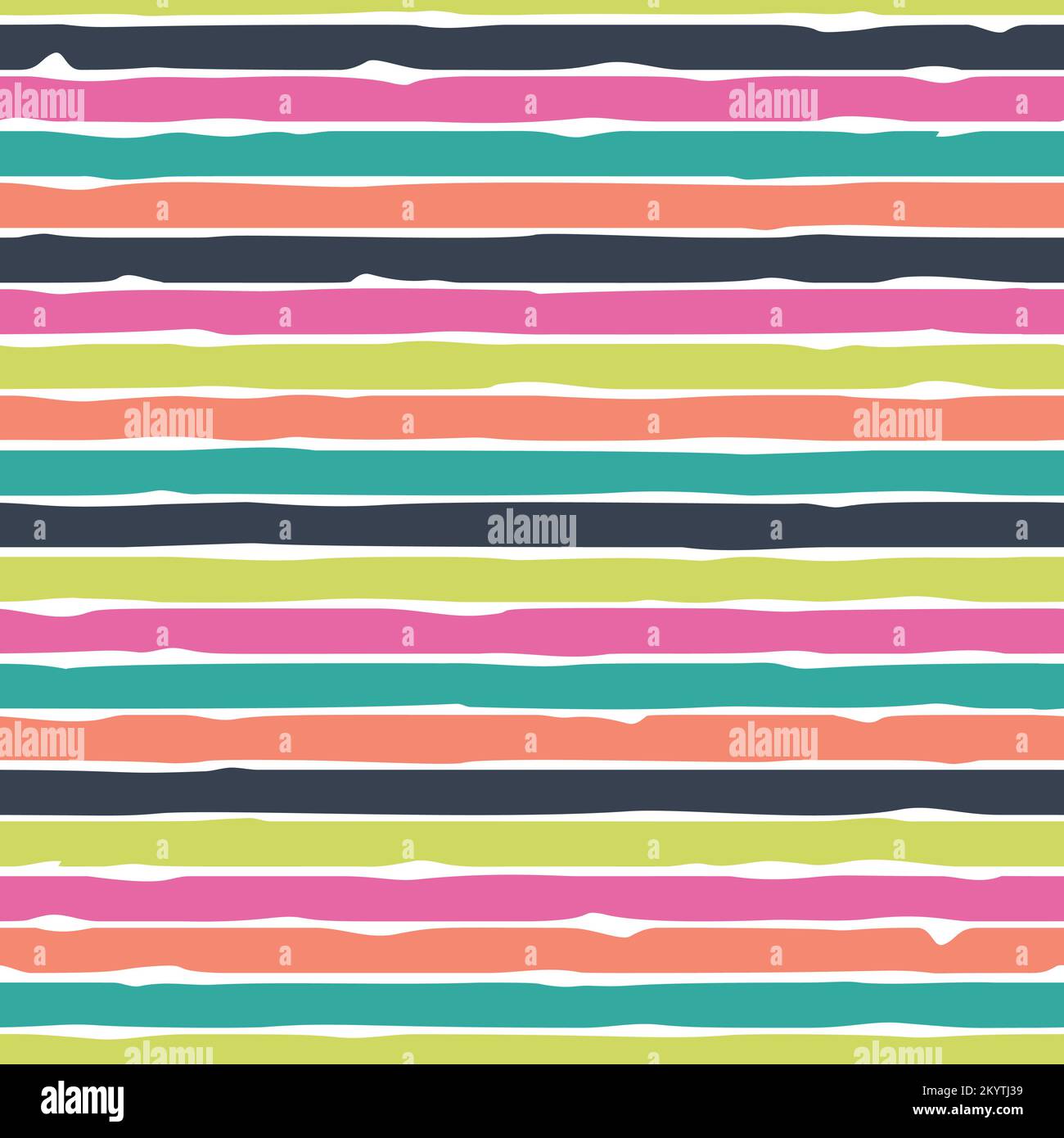 Simple seamless pattern with whimsical hand drawn uneven lines Stock ...