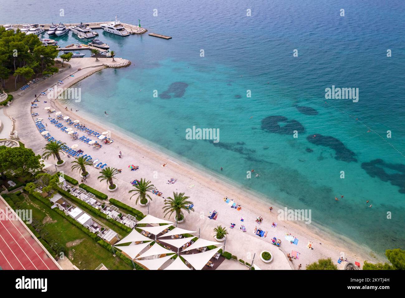 Croatian beach hi-res stock photography and images - Alamy
