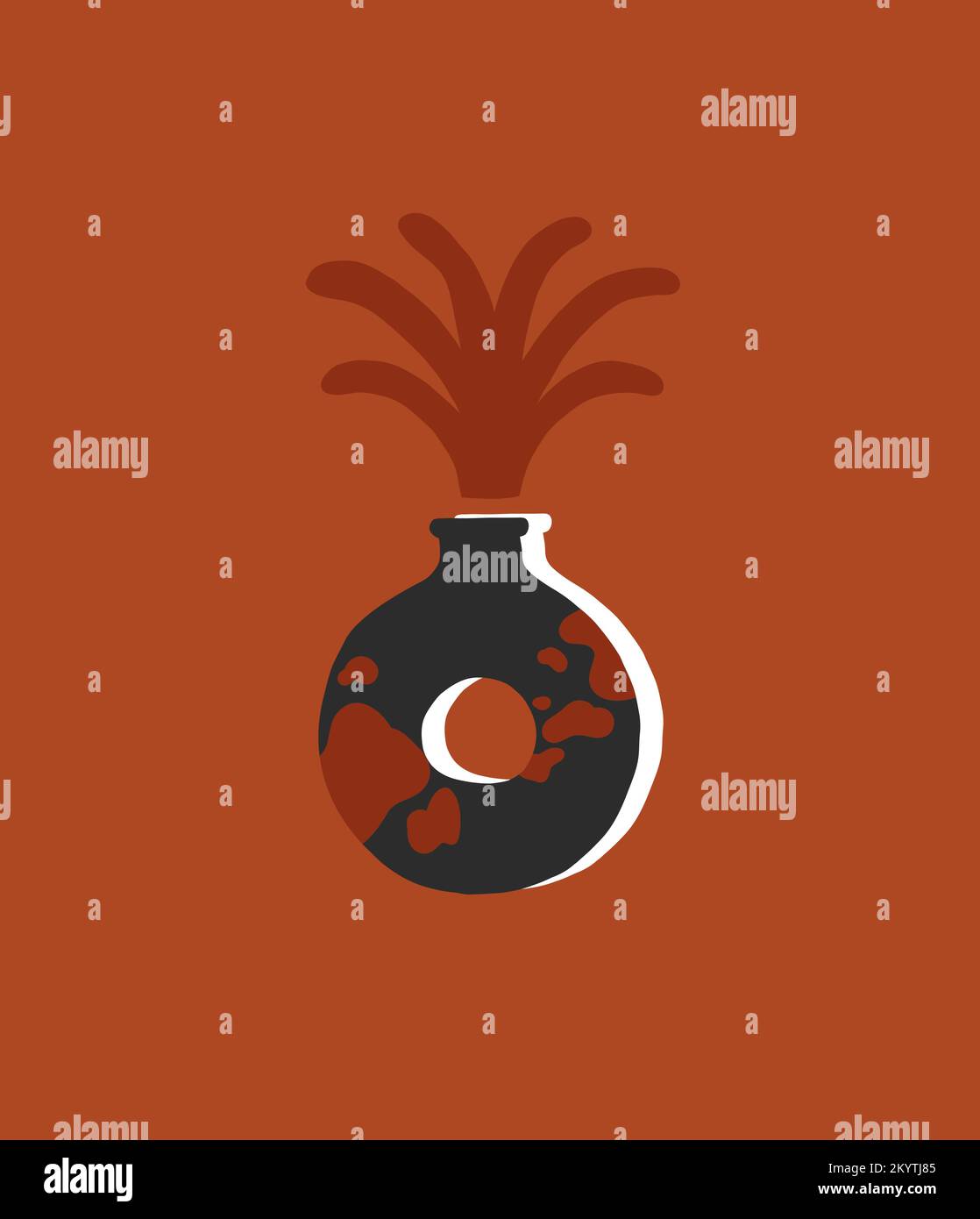 Hand drawn vector abstract graphic sketch drawing illustration print design,concept contemporary ...