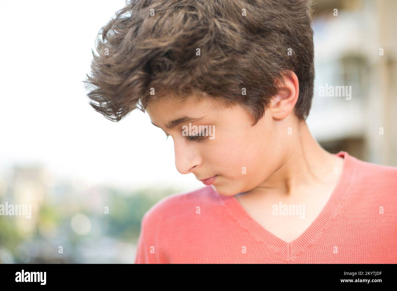 young boy indoors Stock Photo - Alamy