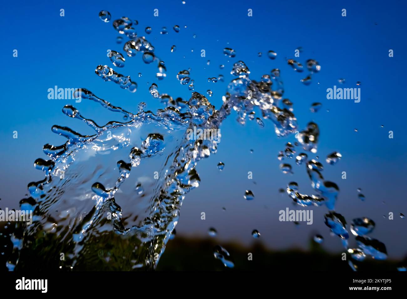 3d splash rain hi-res stock photography and images - Alamy