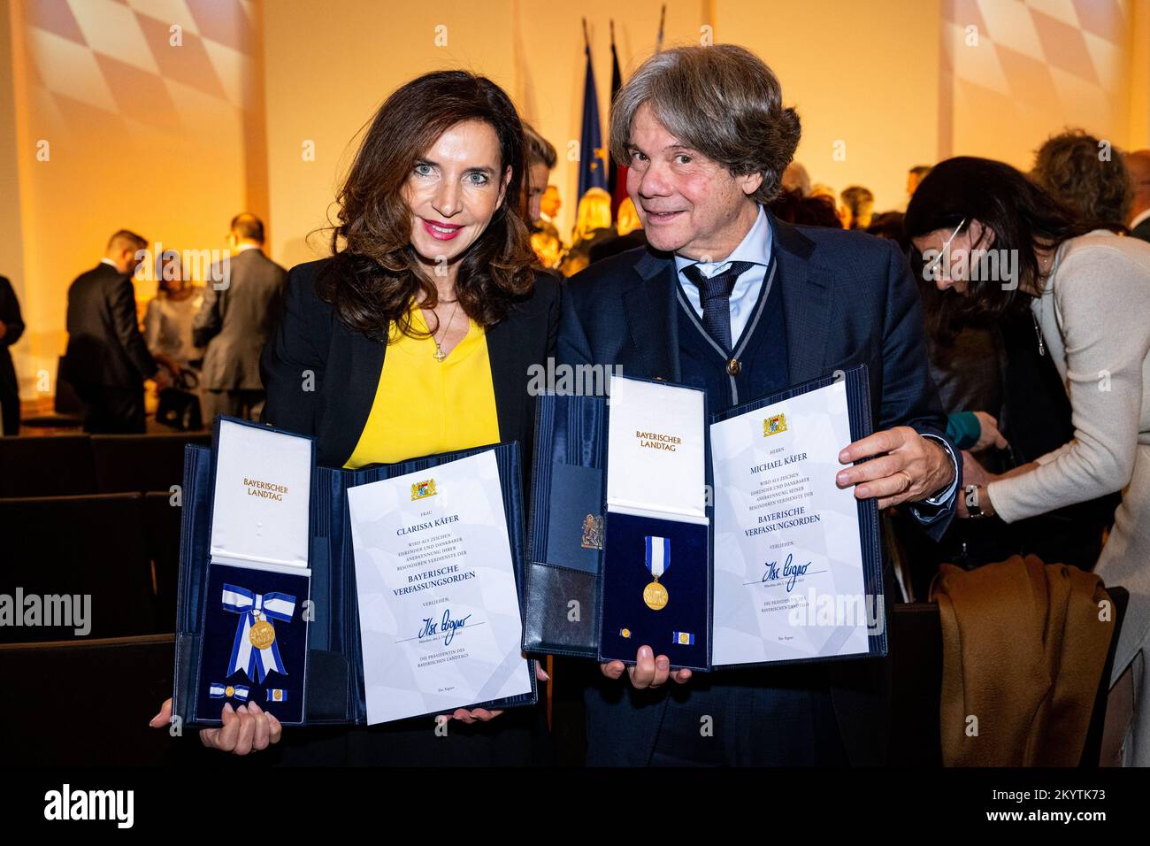 Munich, Germany. 02nd Dec, 2022. Restaurateurs Michael Käfer and ...