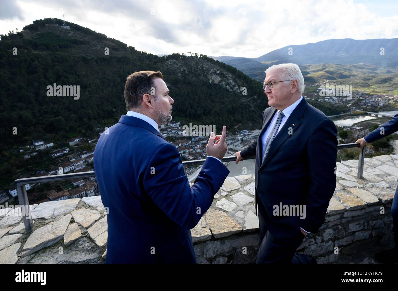 Berat, Albania. 02nd Dec, 2022. German President Frank-Walter ...