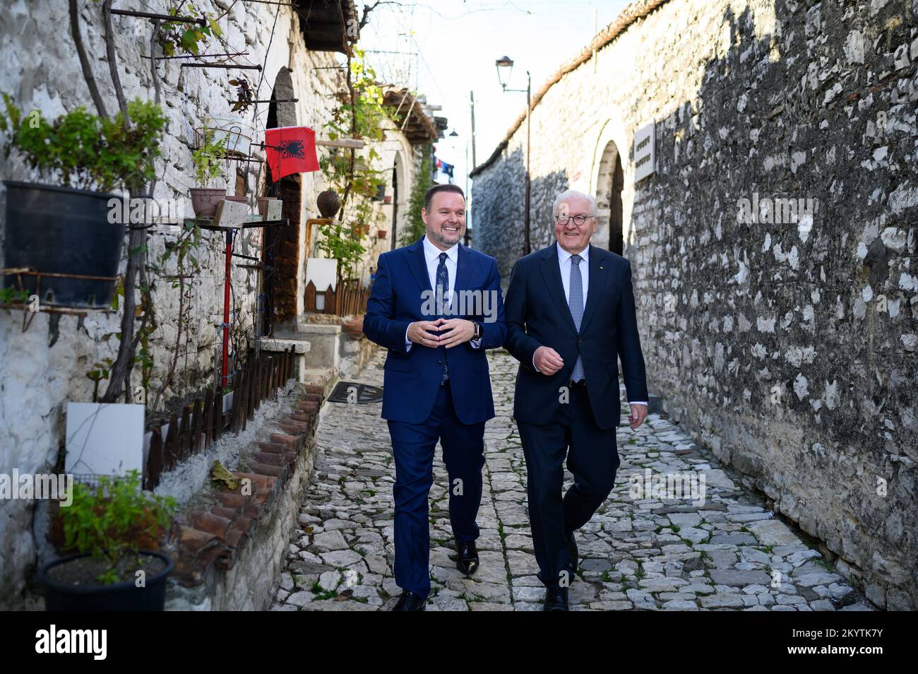 Berat, Albania. 02nd Dec, 2022. German President Frank-Walter ...