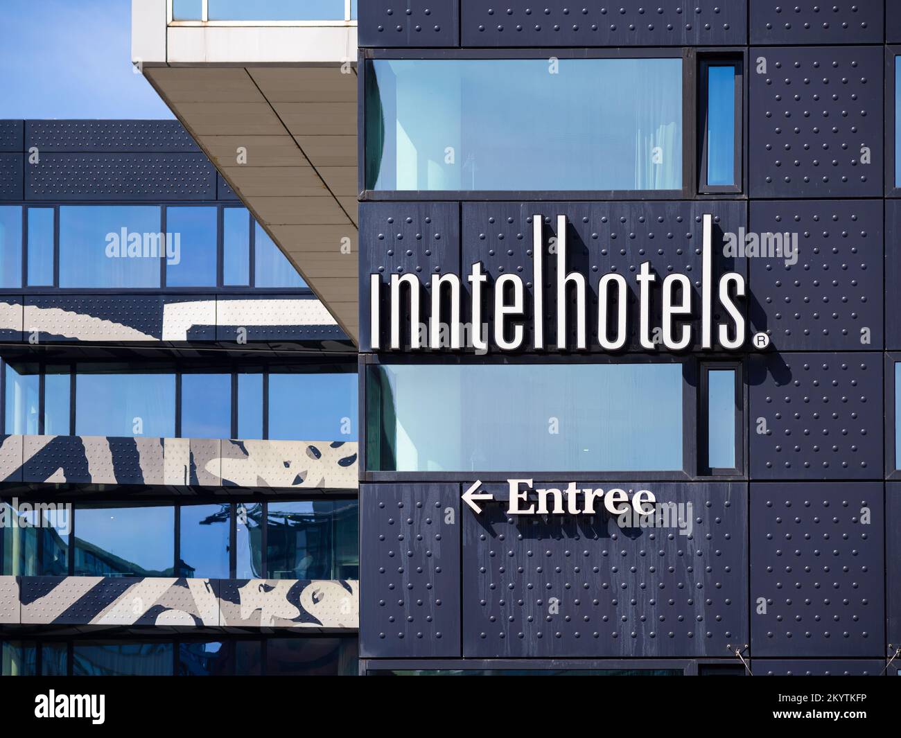 Rotterdam, Netherlands - April 28, 2022: The 4-star Inntel Hotels ...