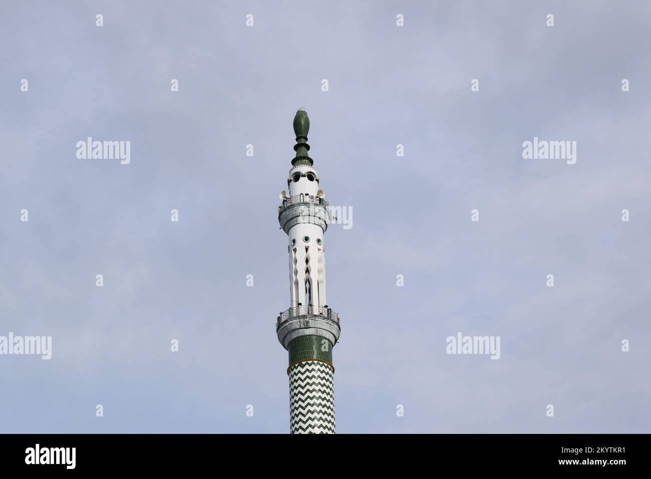 Mosque Towers in Indonesia. Mosque with Islamic background. The design ...