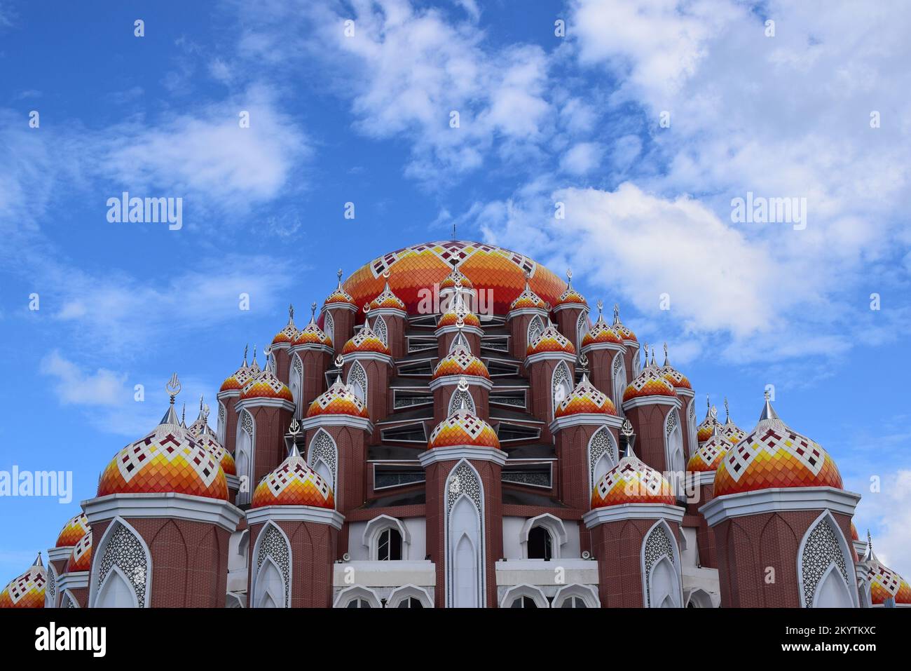 great mosque with 99 domes. 99 Dome Mosque, located in Indonesia with ...