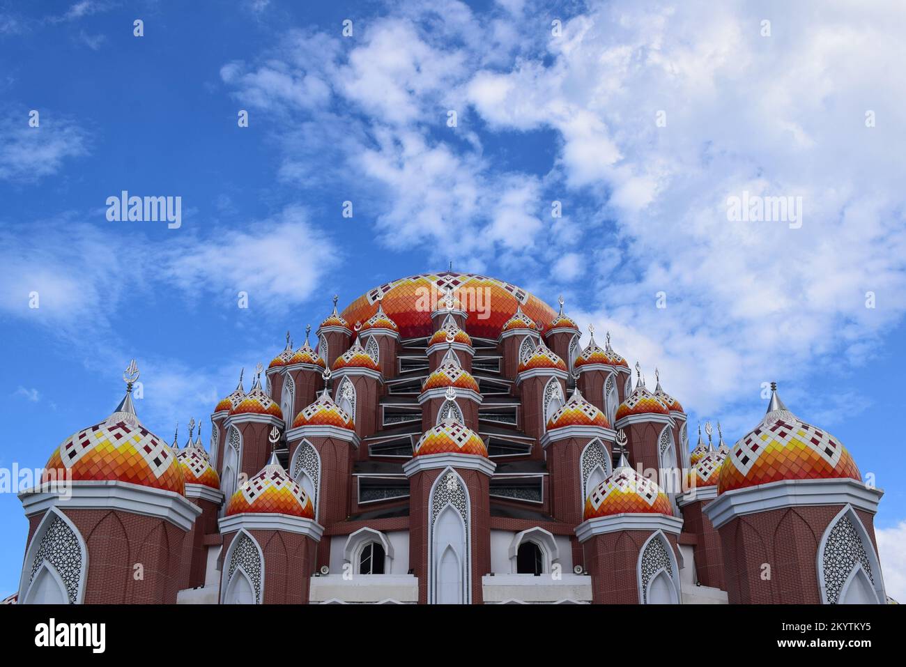 great mosque with 99 domes. 99 Dome Mosque, located in Indonesia with ...