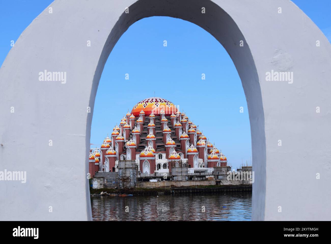 great mosque with 99 domes. 99 Dome Mosque, located in Indonesia with ...