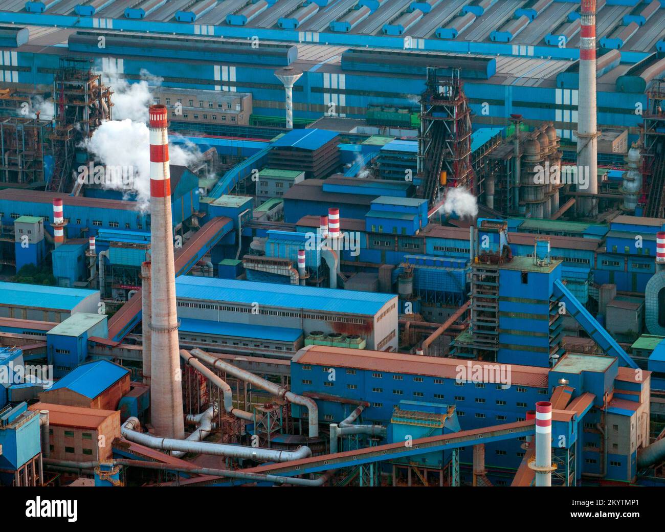 HUAI'AN, CHINA - DECEMBER 2, 2022 - Aerial photo shows the production ...
