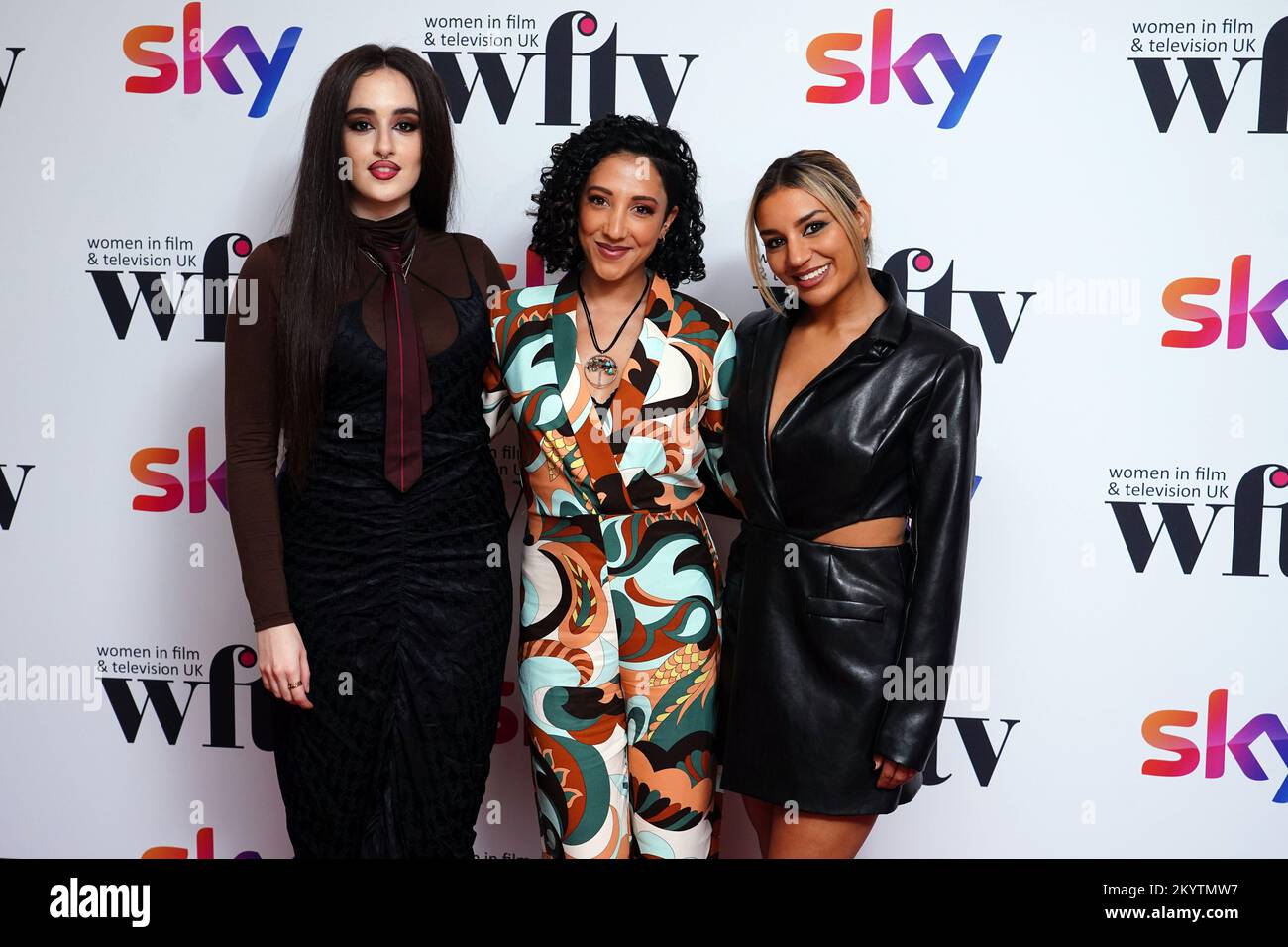 (left to right) , Juliette Motamed, Sarah Kameela Impey and Lucie ...