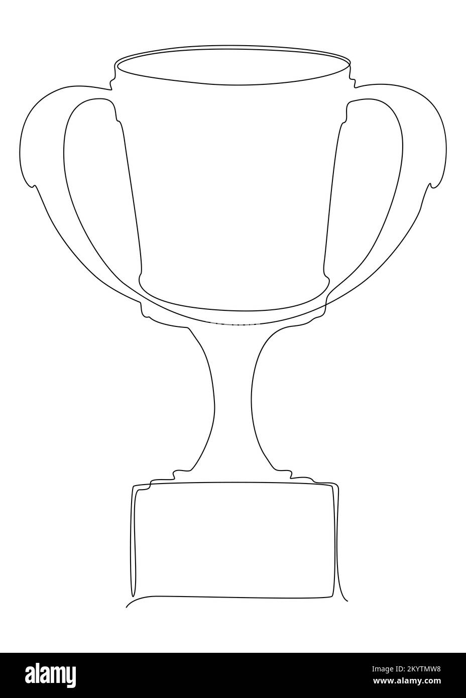 Soccer trophy cup Stock Vector Images - Alamy