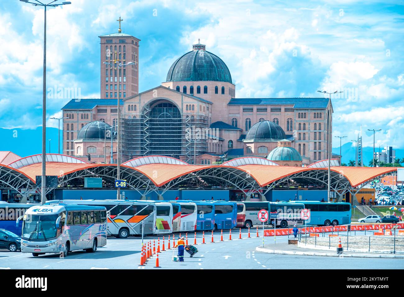 Aparecida, Brazil - March 13, 2022: Basilica of Our Lady of Aparecida ...
